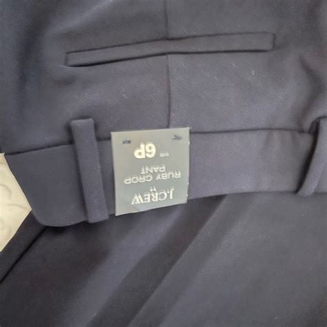 J Crew Factory Pants And Jumpsuits J Crew Ruby Crop Pant Nwt 6p Navy