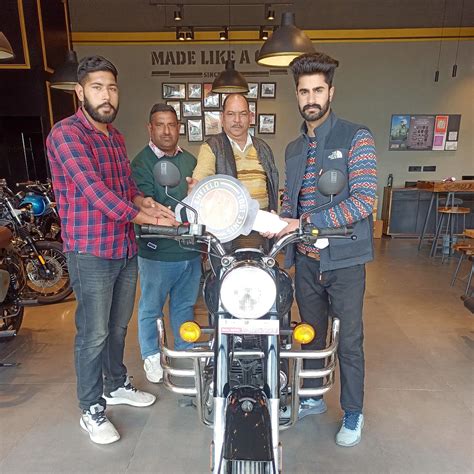 Riverpoolmotors Congratulations Mr Tarun Guleria For Being Proud Owner Of His Bullet 350 Es