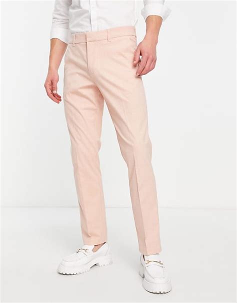 New Look Rosa Smala Kostymbyxor Asos