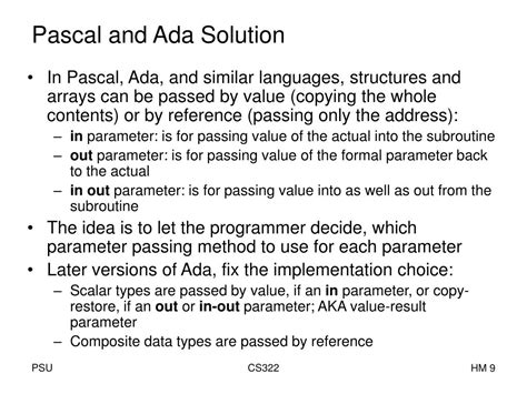 Ppt Languages And Compiler Design Ii Parameter Passing Powerpoint Presentation Id4039279