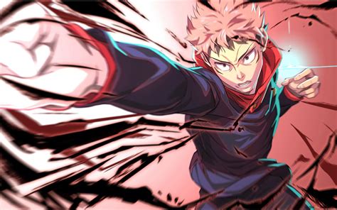 Jujutsu Kaisen Yuuji Itadori 4k Wallpaper Download