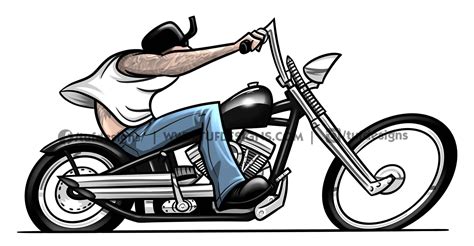 Chopper Motorcycle Drawing