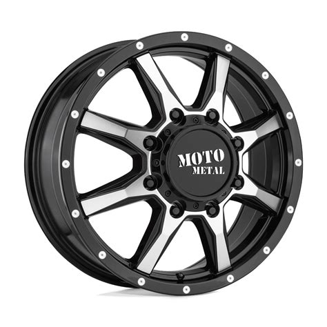 Moto Metal Aluminum Rim Mo995 17x65in Gloss Black Machined Front