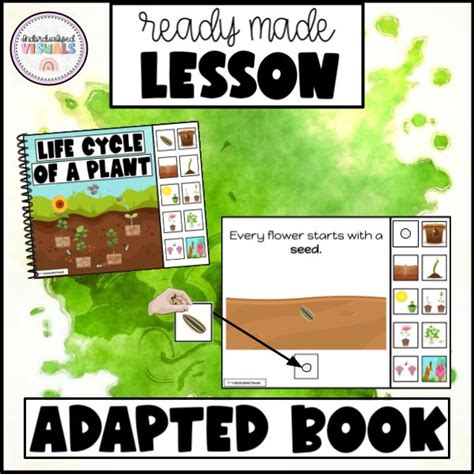 An Illustrated Book With The Title Ready Made Lesson Life Cycle Of A Plant