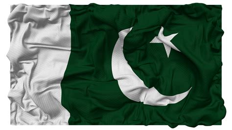 Pakistan Flag Waves With Realistic Bump Texture Flag Background 3d