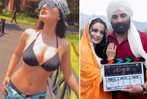 Ameesha Patel Is Hotness Overloaded In A Black Bikini