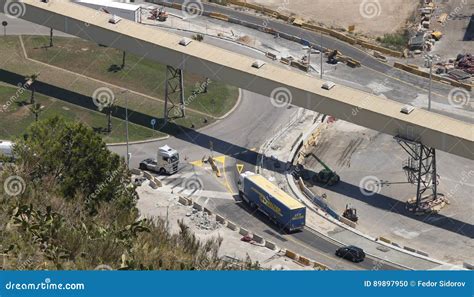 Container Trucks In Loading And Unloading Goods Editorial Photo 59013535