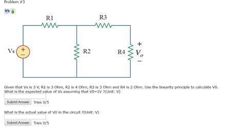 solved given that vs is 3 v r1 is 3 ohm r2 is 4 ohm r3