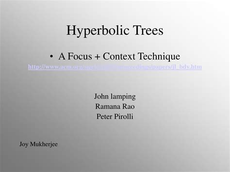 PPT Hyperbolic Trees PowerPoint Presentation Free Download ID 6712765