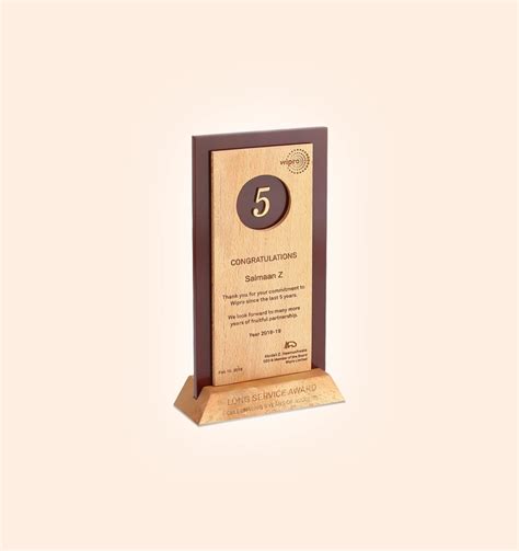 Personalized Wooden Trophy Shield Joytree Global