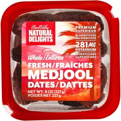 Natural Delights Madjool Dates Fruits 227gr Medjol Usa Date Palm Fruit Shopee Singapore