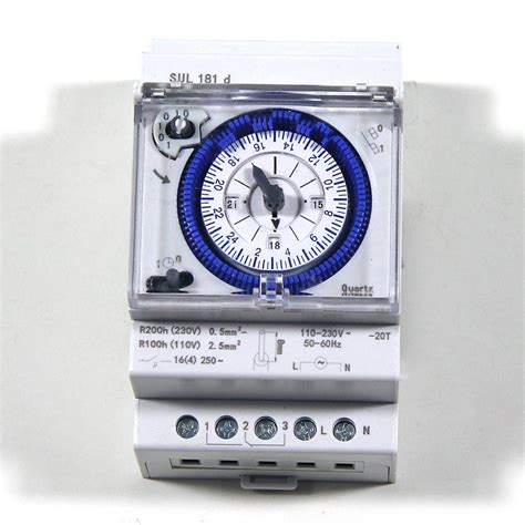 Programmable 12V DC Timer Switch Sul181d 24 Hour Time Switch Time Mechanical Switch Time