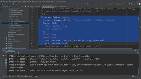 Flutter Login Through API Flutter Fixes