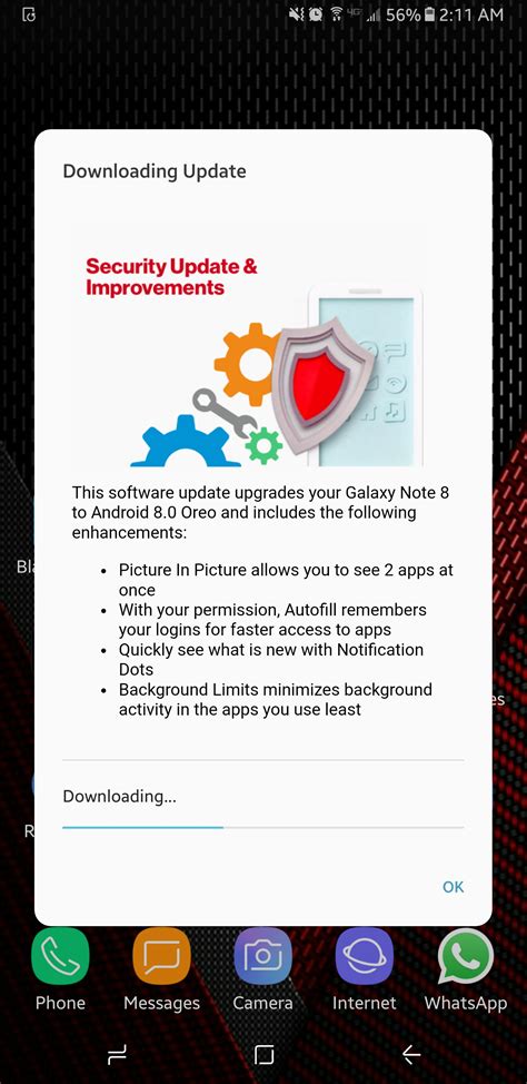 Verizon And Sprint Release Galaxy Note 8 Android Oreo Update Sammobile