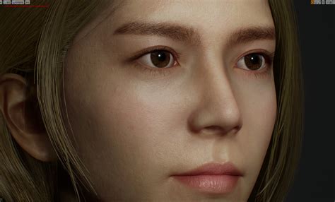 Female Head Shader Test Female Head Shader Test