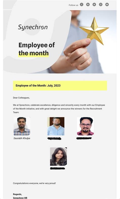 Saurabh Khulpe On Linkedin Employeeofthemonth Eotm