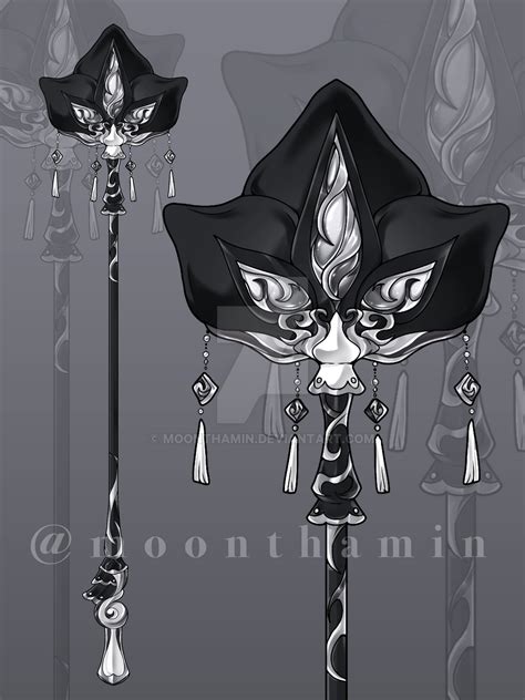 Open Adoptable Weapon Scepter By Moonthamin On Deviantart