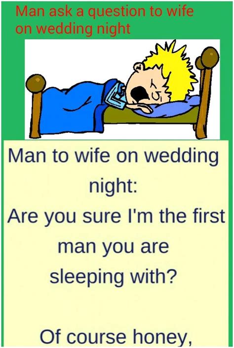 Wedding Night Of Couple Funny English Jokes English Jokes Latest Funny Jokes