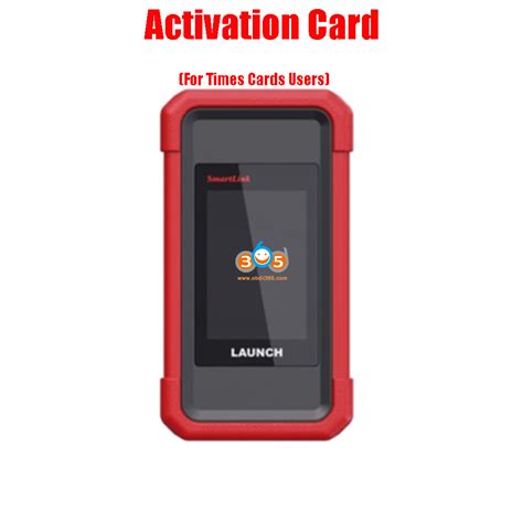 Launch X Smartlink C Activation Card For Times Cards Users