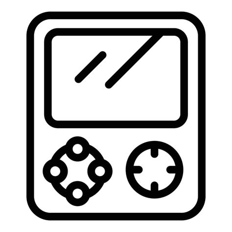 Handheld Game Icon Outline Gaming 44234154 Vector Art At Vecteezy