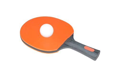 검은 나무 손잡이 테니스 공을 흰색 배경에 고립 된 오렌지 탁구 라켓 0명에 대한 스톡 사진 및 기타 이미지 0명 Championship 건강한 생활방식 Istock