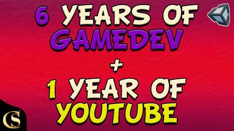 6 Years Of Indie Game Development In Unity And 1 Year Of Youtube Tutorials My Story Youtube