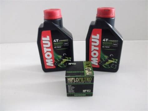Kit Tagliando Olio Motul 5000 10w40 Filtro Olio Honda Sh 300 I 2009