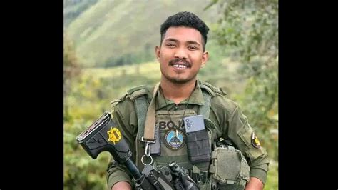 Sosok Bharada Bonifasius Anggota Brimob Asal Ntt Yang Gugur Saat Kontak Tembak Dengan Kkb