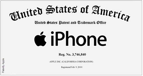 The Iphone Is Now An Officially Registered Trademark Of Apple Inc