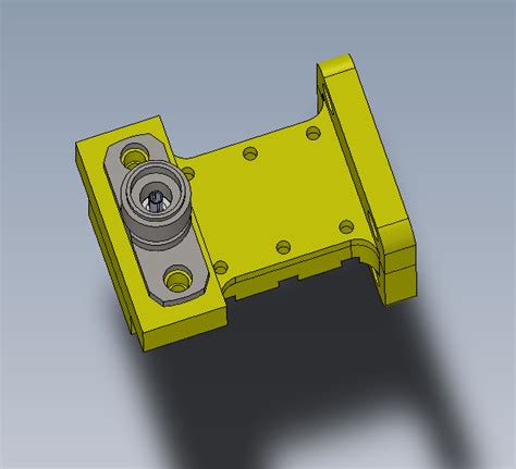 Wc 28 A1 Kf Wr28 26 5ghz To 40ghz K Female Waveguide Coaxial Adapter Flange Type01