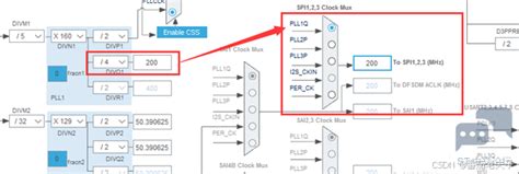 Stm32h7的spi总线基础知识备忘stm32h7 Spi2 Csdn博客