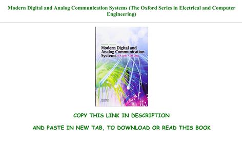E Book Download Modern Digital And Analog Communication Systems The