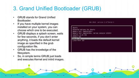 Linux Booting Process PPTX Operating Systems Computer Software And Applications