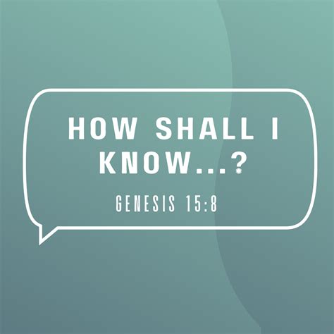 How Will I Know — A Shared Inheritance