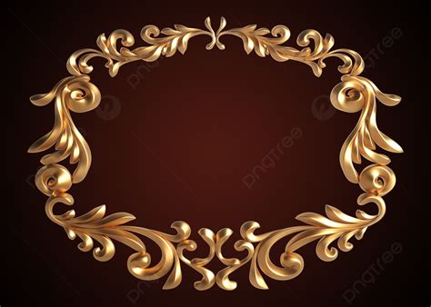 3 차원 황금 테두리 배경 그라데이션 빨간색 입체 금색 황금 배경 일러스트 및 사진 무료 다운로드 Pngtree