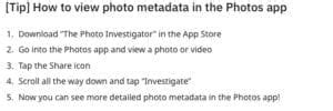 How To View Your Photo Metadata On IPhone And IPad AppleToolBox