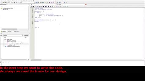 Vhdl Tutorial In Quartus Toggling Led Using The System Clock Youtube