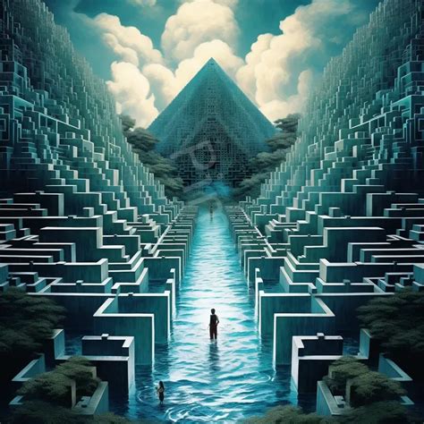 Triangular Inspired Abstract Architecture Midjourney Prompt Promptbase