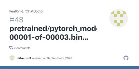 Pretrainedpytorchmodel 00001 Of 00003bin Filenotfounderror · Issue