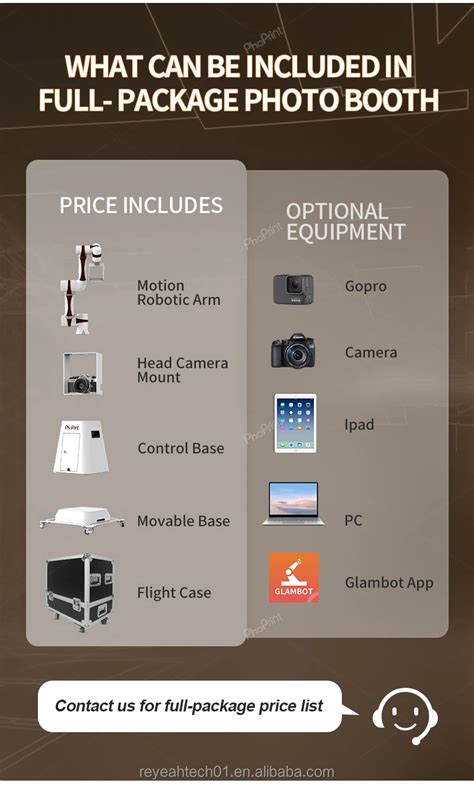 Cobot Robot Arm 6 Axis Glambot Camera Robot Video For Wedding E Smart Way