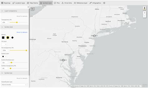 solved bubbles on map to customize colour and border microsoft