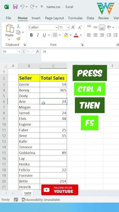 Hide Unwanted Cells Or Rows 😍🔥😎 Excel Shorts Exceltips Youtube
