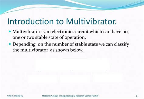 Module Ic As A Astable Monostable Multivibrator PPTX