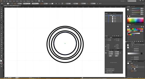 Vector Why Is Adobe Illustrator Rendering My Concentric Circles Like This Graphic Design