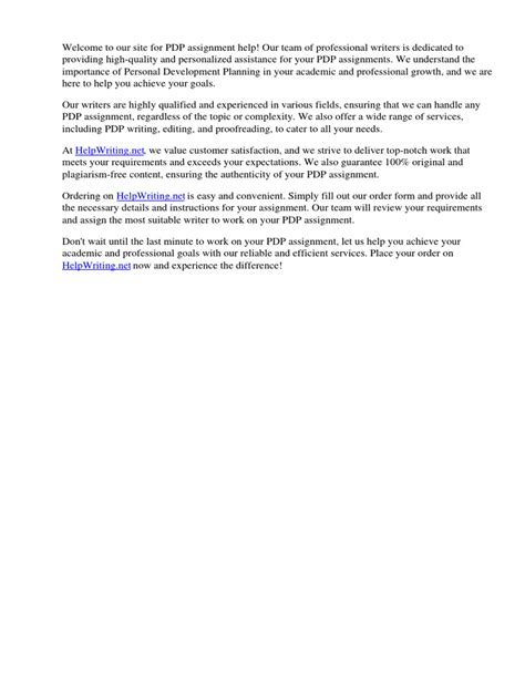 Pdp Assignment Pdf Methodology Vocabulary