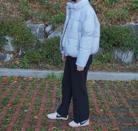 스파오 푸퍼 여자 숏패딩 13주년 할인으로 가성비 좋게 네이버 블로그