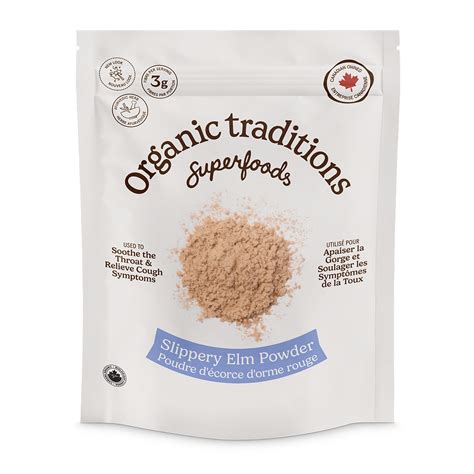 Slippery Elm Bark Powder Organic Traditions