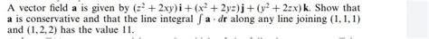 Solved A Vector Field A Is Given By Chegg Com