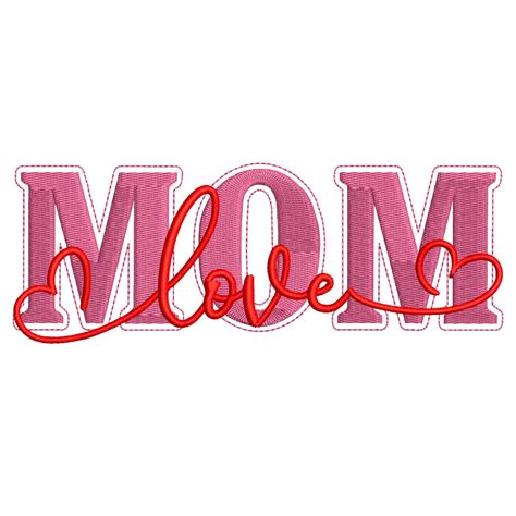 Mom Love Embroidery Designs Nextembroidery