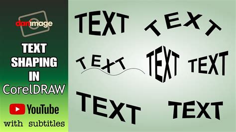 Text Shaping In CorelDraw Part YouTube